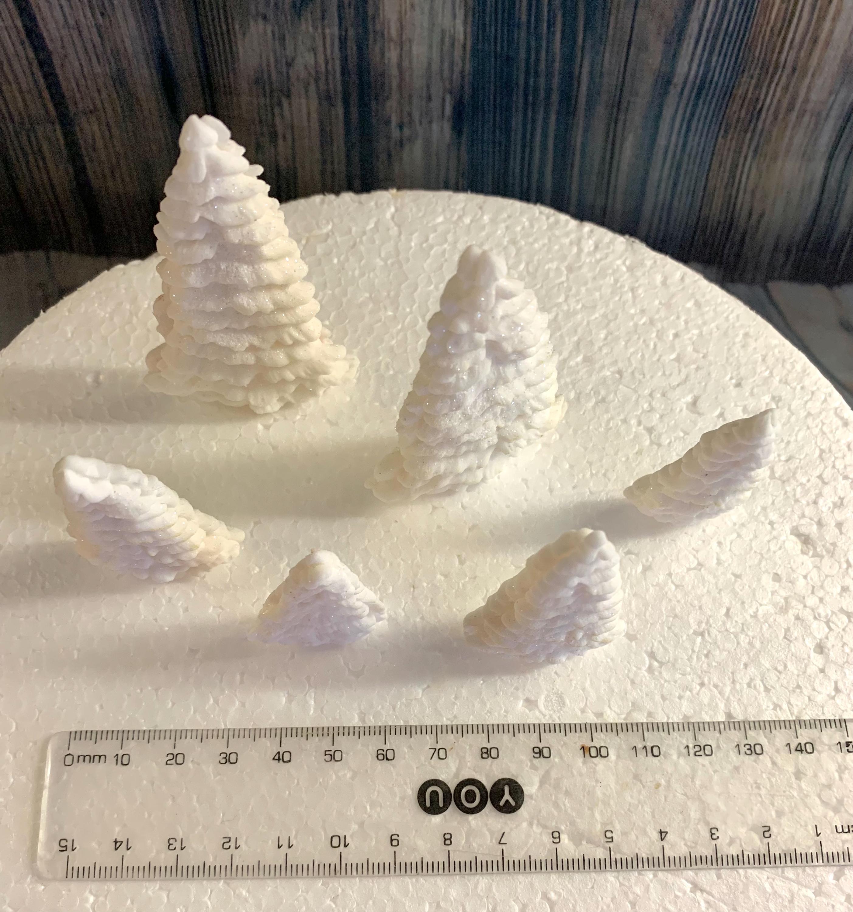 Christmas Tree Cake Decorations Edible Sugar Cake Topper Decorations ...