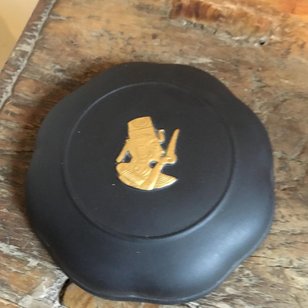 Wedgwood Black Basalt Egyptian Revival Box - Etsy