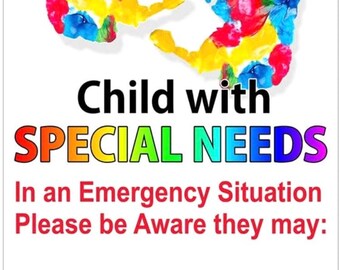 Special Needs Car Decals - Etsy