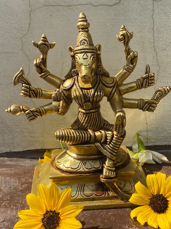 Varahi Amman or Varahi Lakshmi Pooja idol, Laxmi idol, Lord Vishnu ...