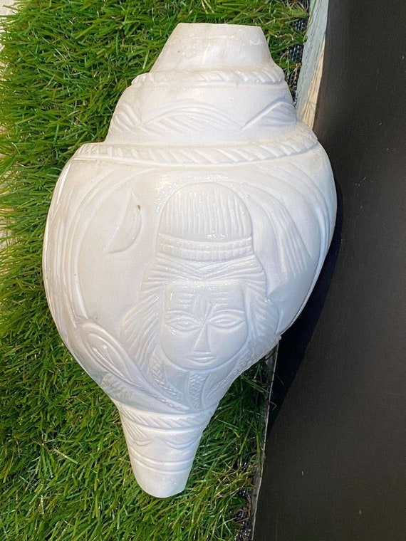 Conch Shell Spiritual Puja-blowing Shankh Big Loudunique - Etsy India