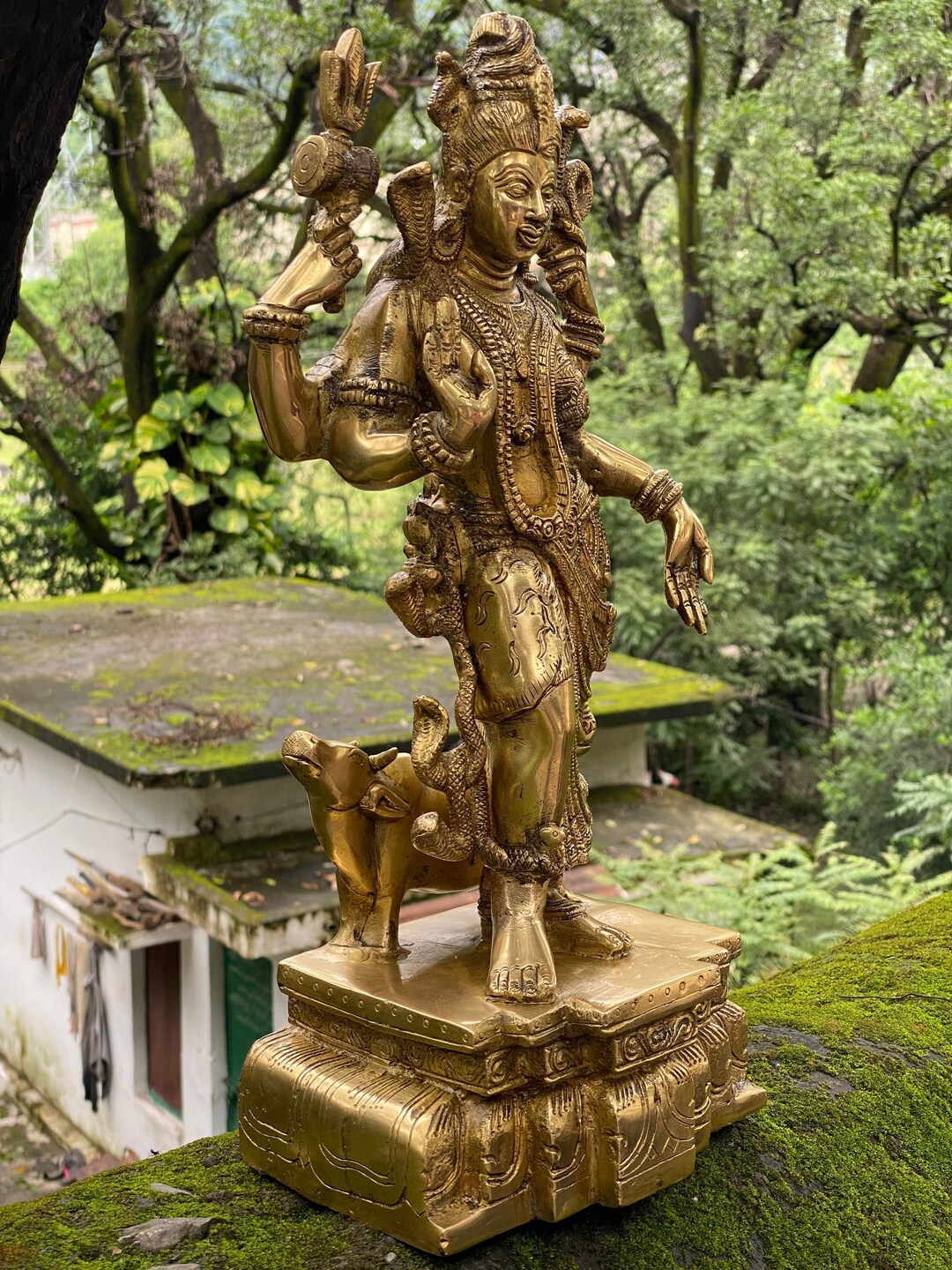 Ardhanareshwar Statue in Brass Ardhanarishawar Idol Brass - Etsy