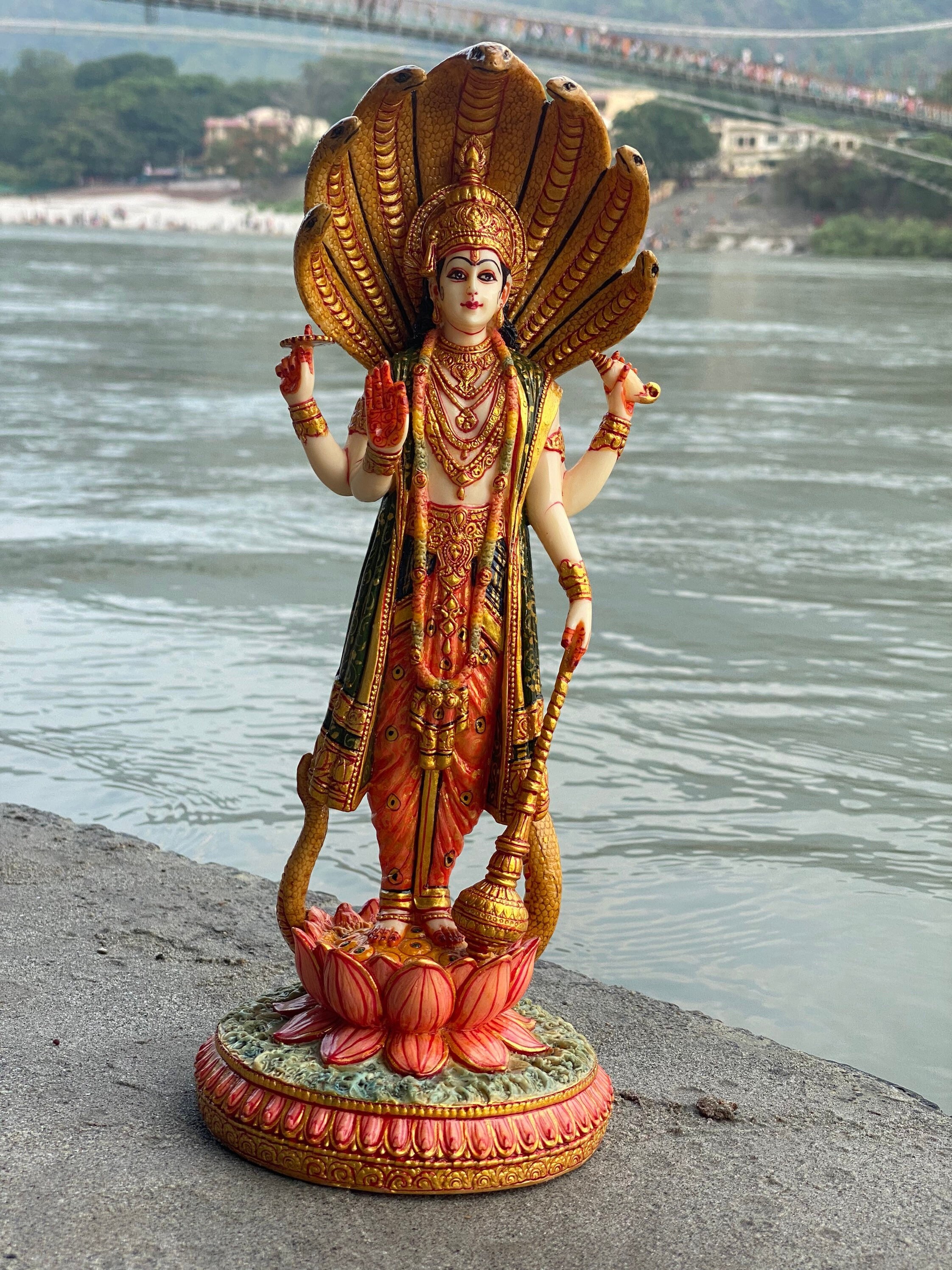 Vishnu Hindu God Statue