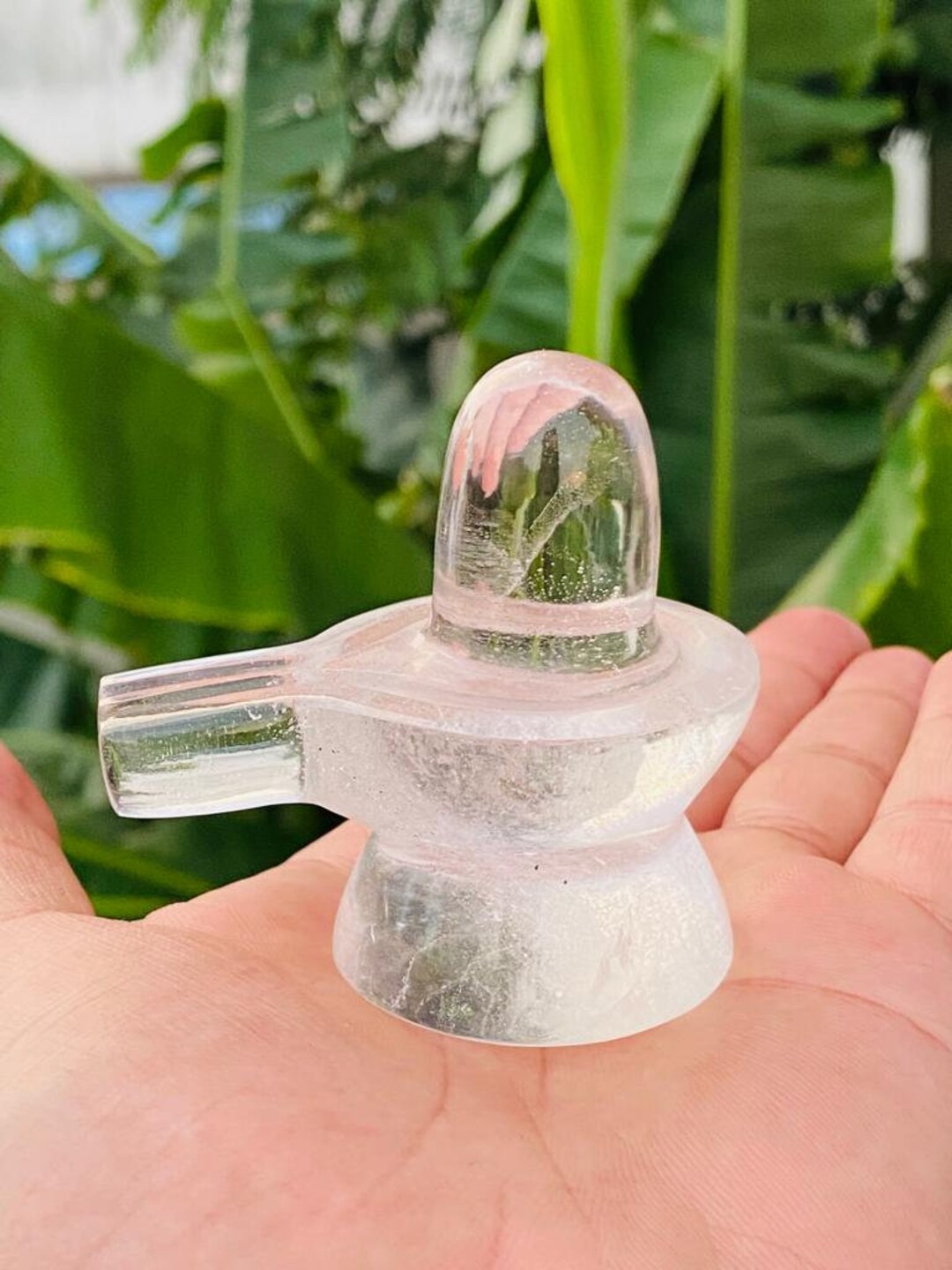 100% Pure Sphatik Crystal Quartz Shivling Religious Shiva Ling - Etsy