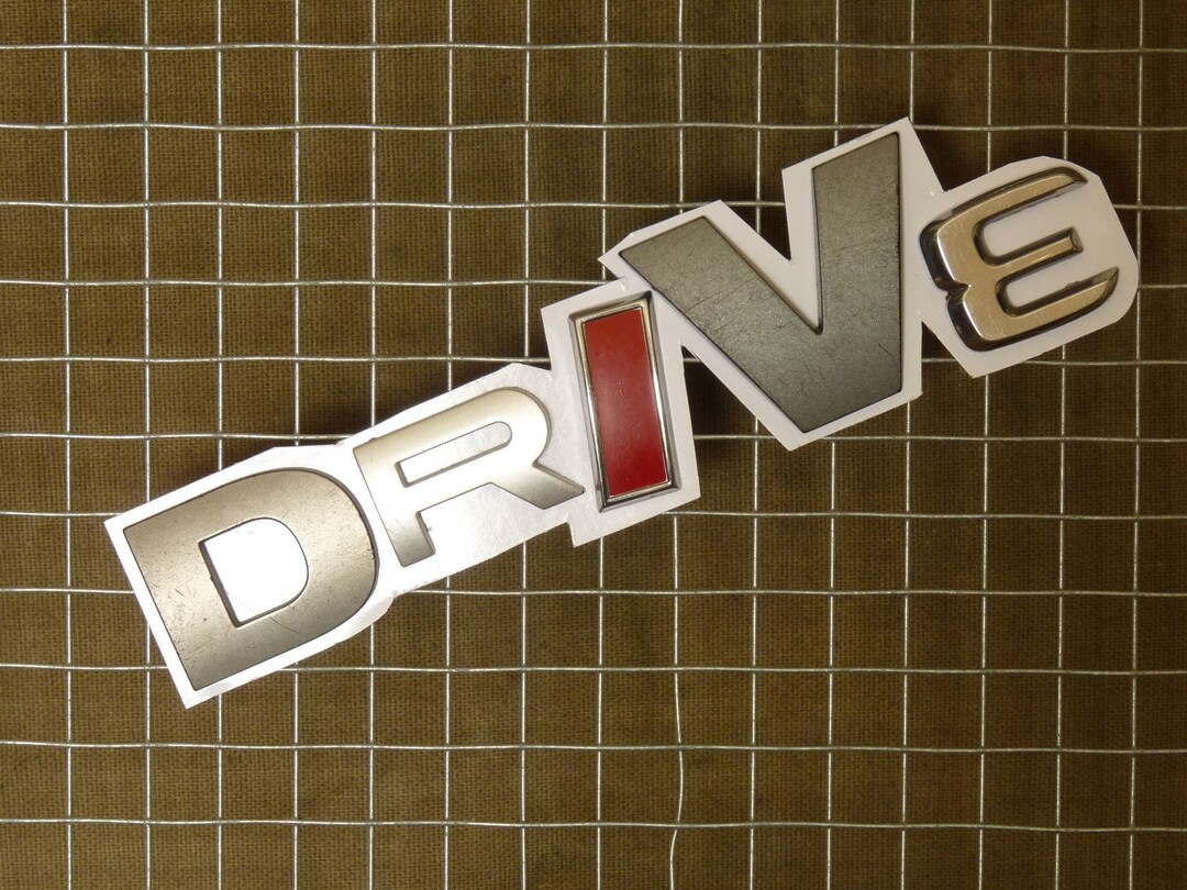 Repurposed Car Vehicle Letters - "drive" Fridge Magnet - Metal Plastic ...
