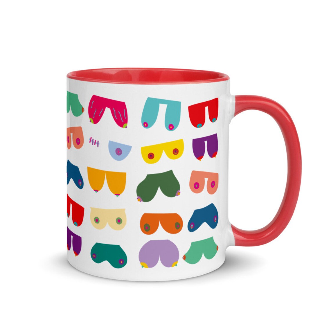 Funky Boobs Mug Silly Tits Mug Quirky Coffee Mug LGBT - Etsy UK