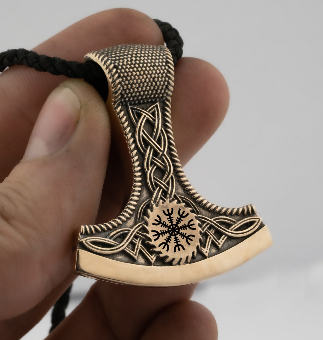 Rune Pendants, Bronze Axe Pendant, Scandinavian Jewelry, Viking Amulet ...