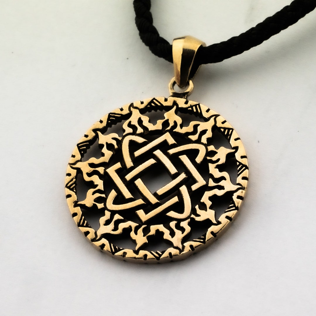 Bronze Lada Star Pendant: Scandinavian Norse Viking Amulet - Etsy