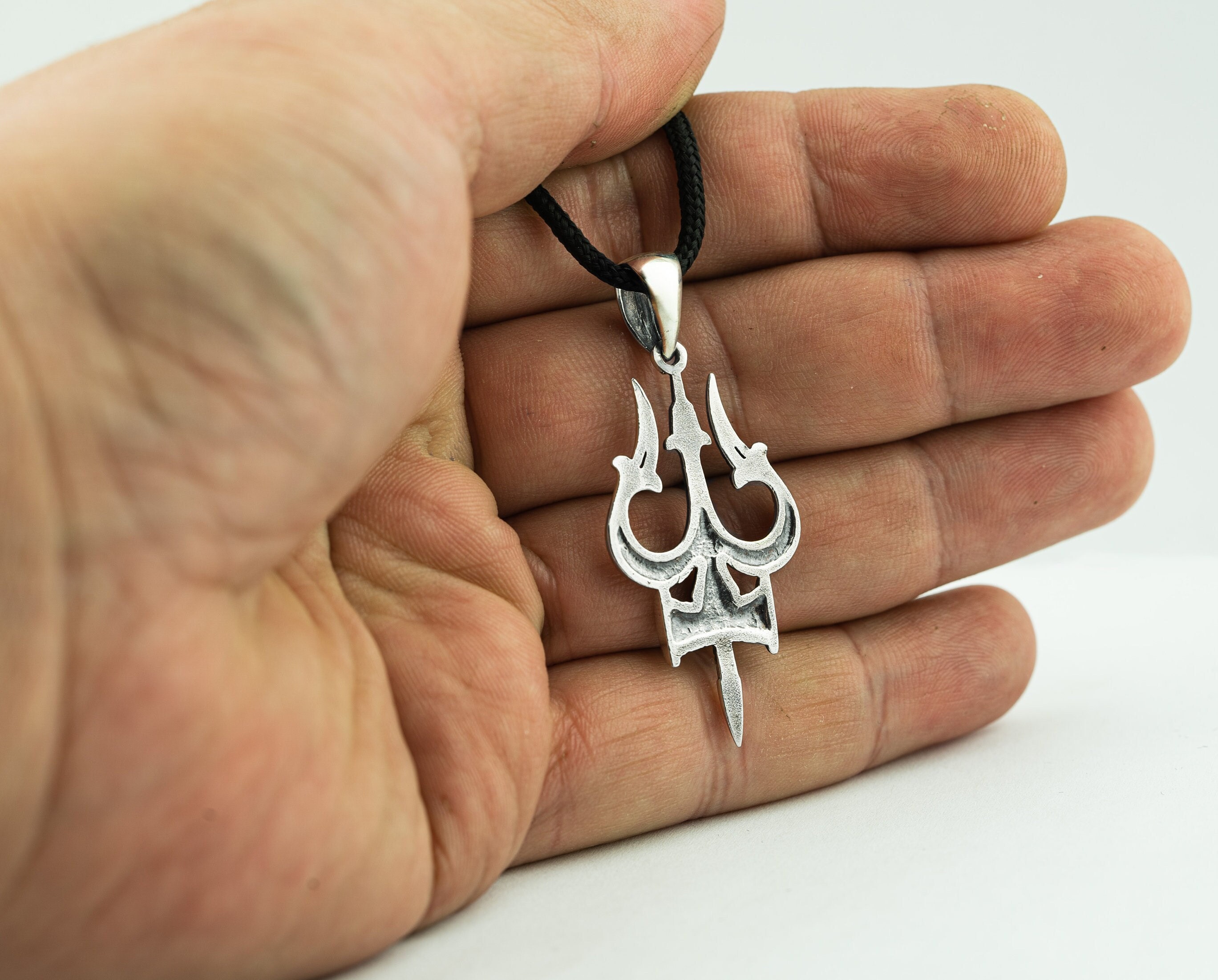 Tryzub Pendant, 925 Silver Pendants, Poseidon's Trident, Fantastic ...