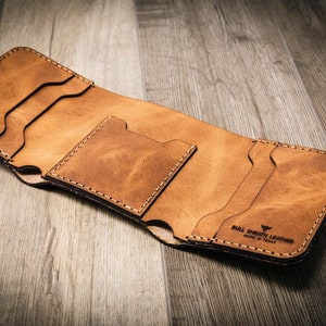 Leather Wallet Template & Pattern for Laser Cut and Print Cdr, Dxf and ...