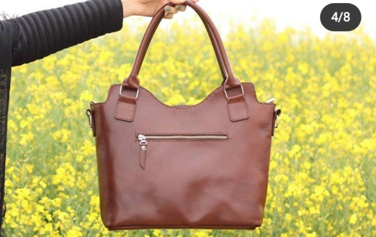 Leather womens bag template & pattern for laser cut and print | Etsy