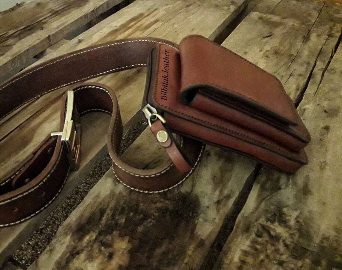 Leather Waist Bag Template & Pattern for Laser Cut and Print | Etsy