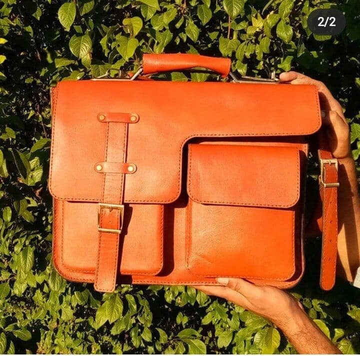 Leather Briefcase Bag Template & Pattern for Laser Cut and | Etsy