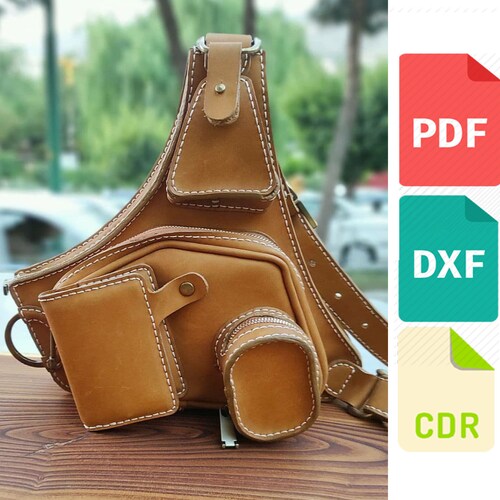 Leather Backpack Template & Pattern for Laser Cut and Print - Etsy