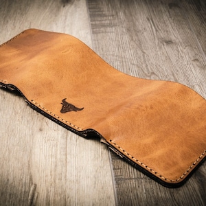 Leather Wallet Template & Pattern for Laser Cut and Print Cdr, Dxf and ...