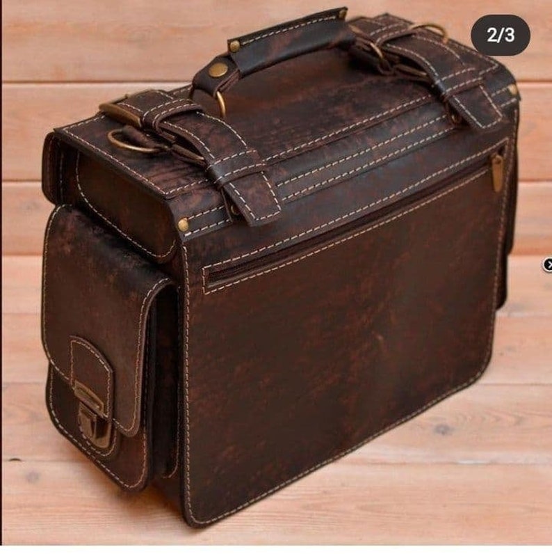 Leather Briefcase Bag Template & Pattern for Laser Cut and - Etsy