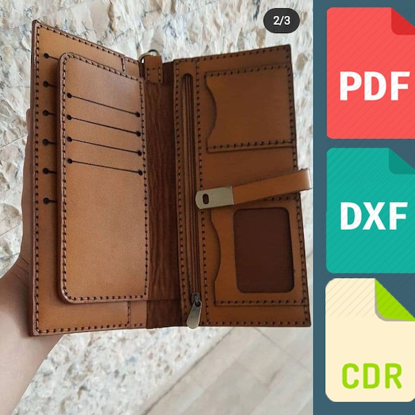 Laser File Long Wallet - Etsy