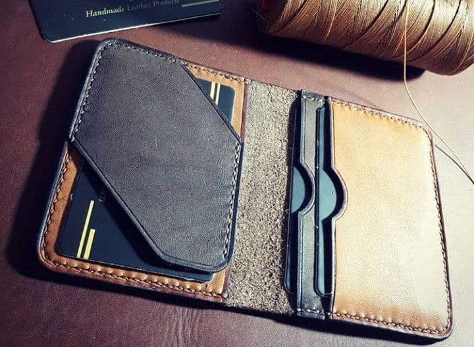 Leather Card Holder Template & Pattern for Laser Cut and Print - Etsy