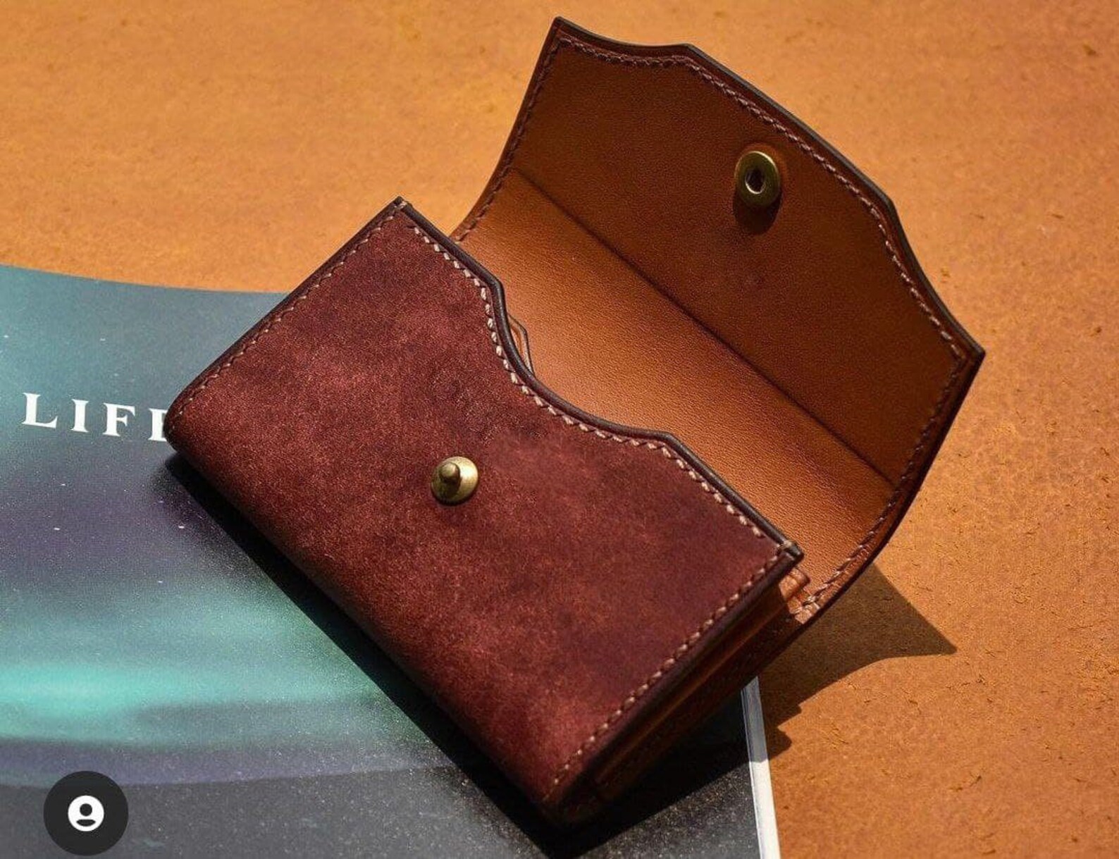 Leather Card Bag Template & Pattern for Laser Cut and Print | Etsy