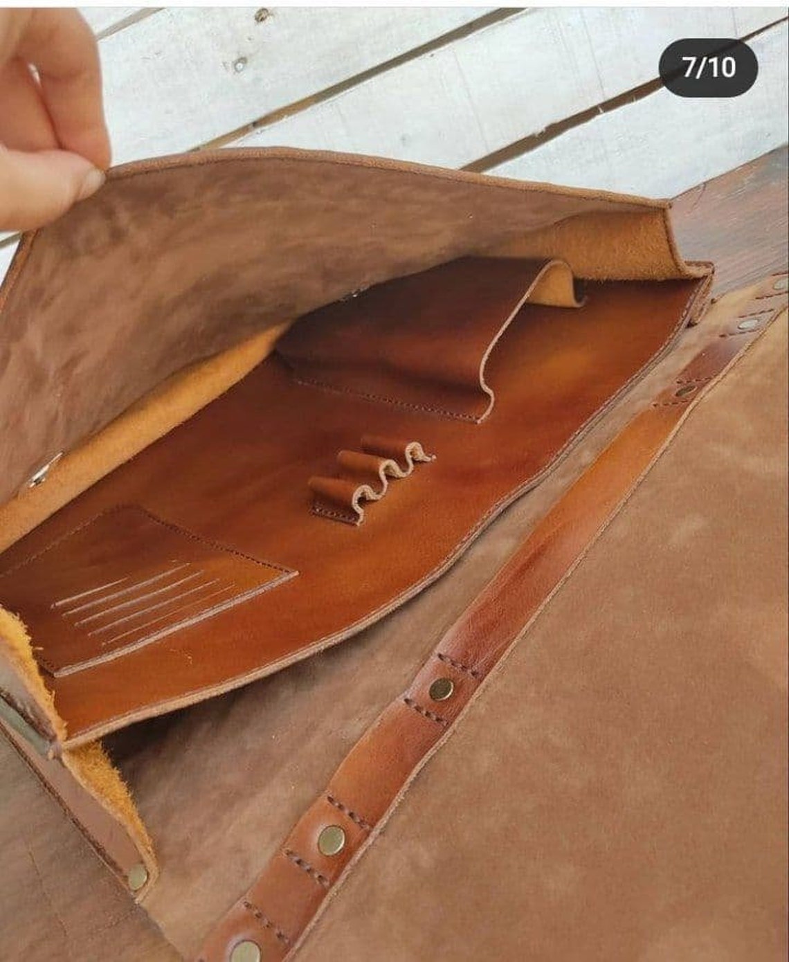 Leather Briefcase Bag Template & Pattern for Laser Cut and - Etsy