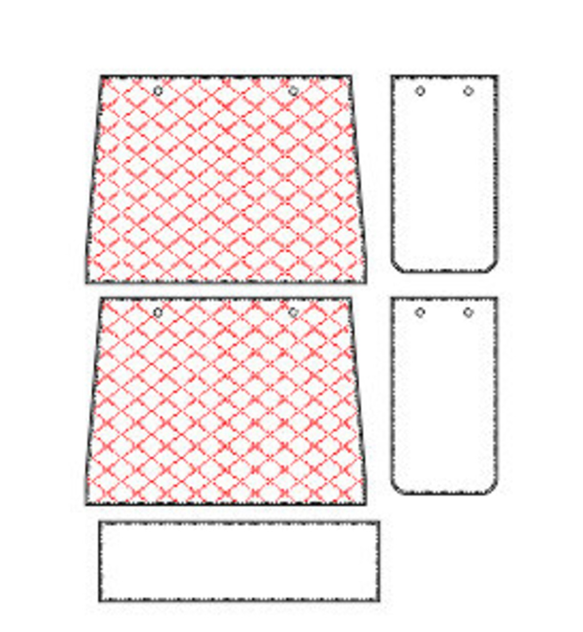 Leather women bag template & pattern for laser cut and print | Etsy