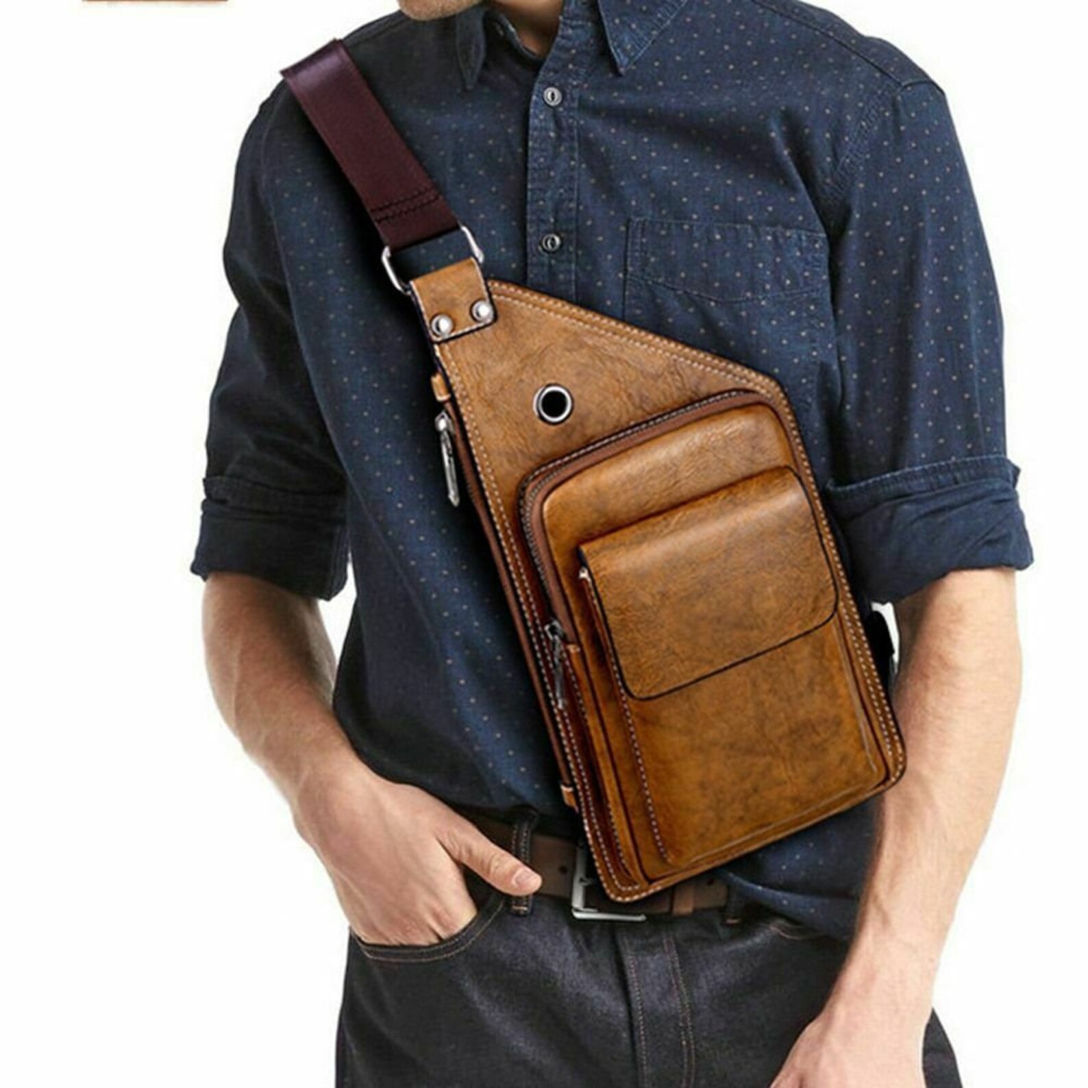 Leather Back Pack and Crossbody Bag Template & Pattern for - Etsy
