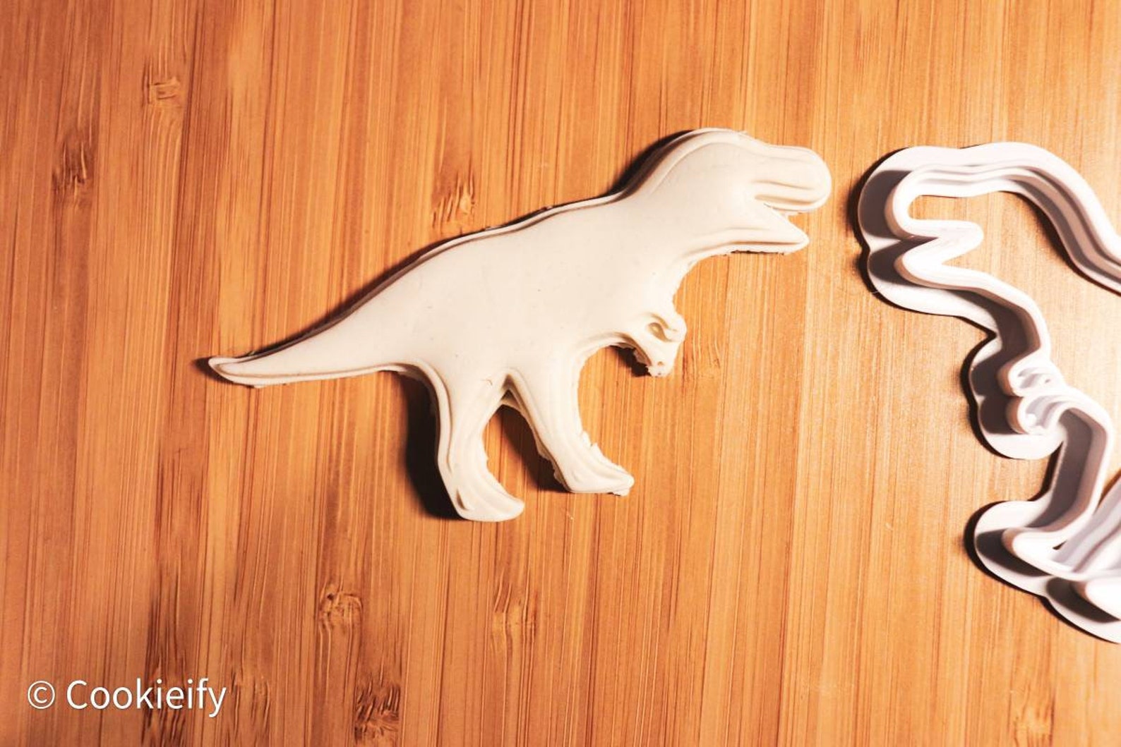 Dinosaur Cookie Cutter 2 pack cute t-rex brontosaurus | Etsy