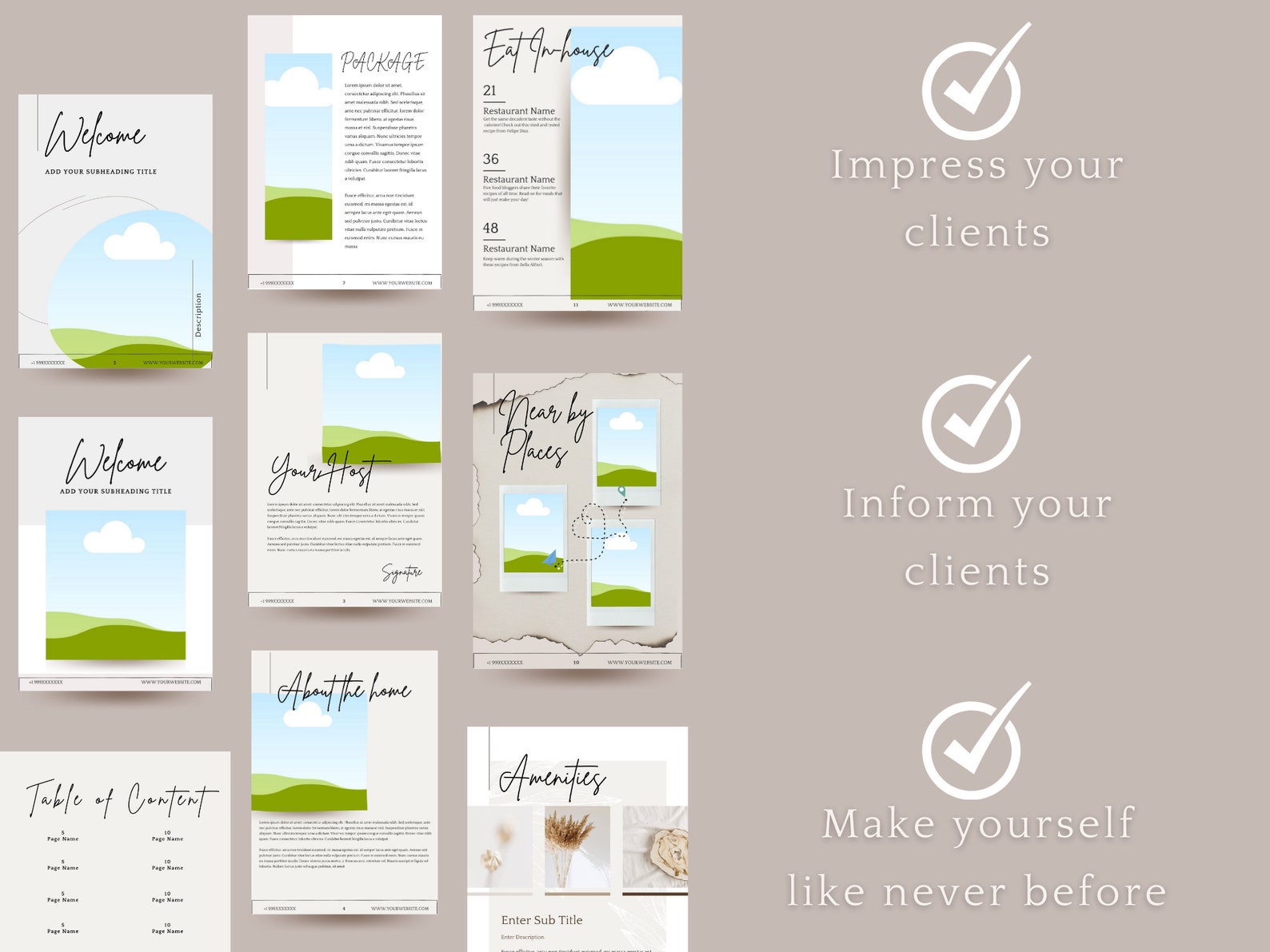 Airbnb Welcome Book Template 30 Pages Host Guidebook 5 Free Etsy