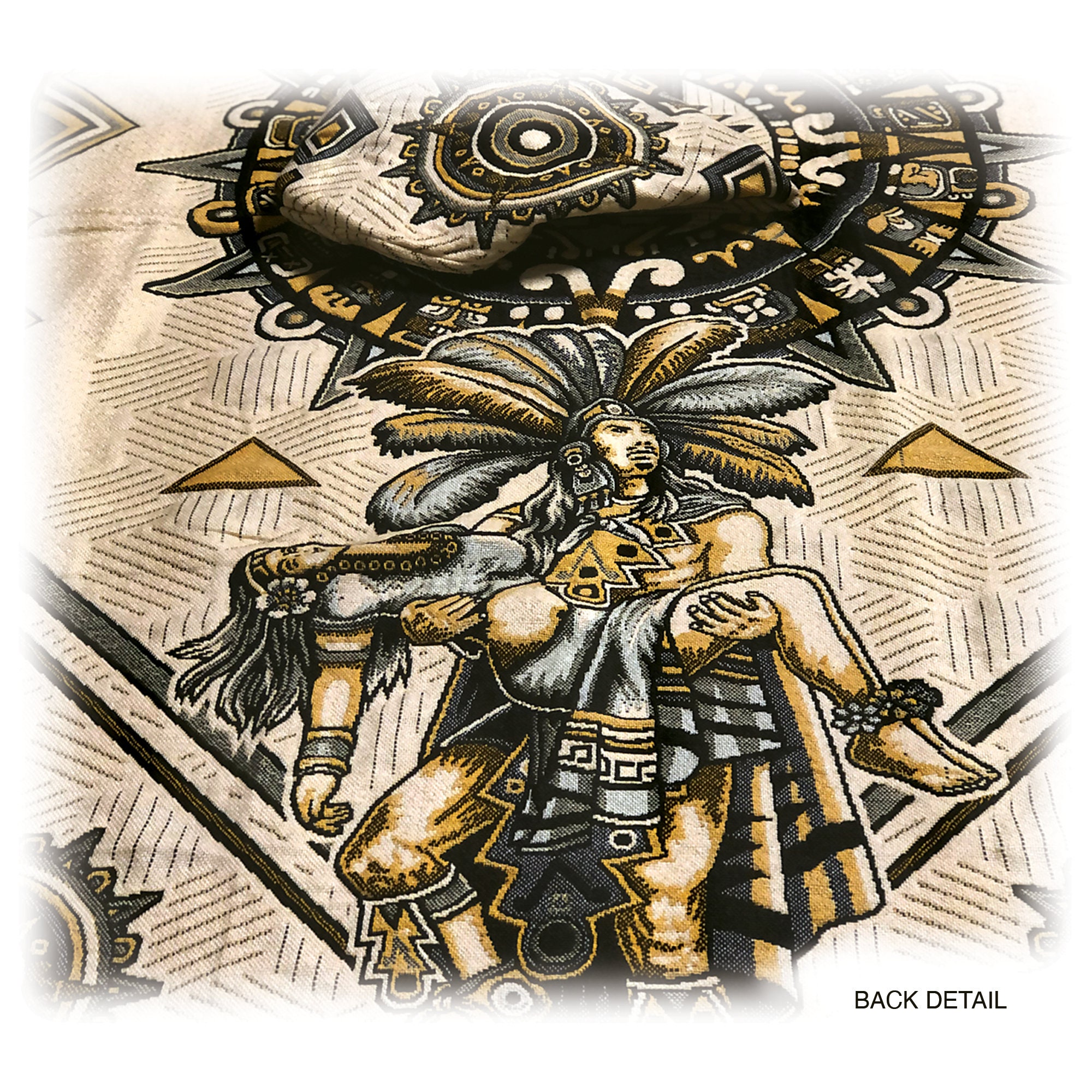 Mi Orgullo Azteca Mid Weight Blanket - Capa - Gaban - Sarape Unisex - Etsy