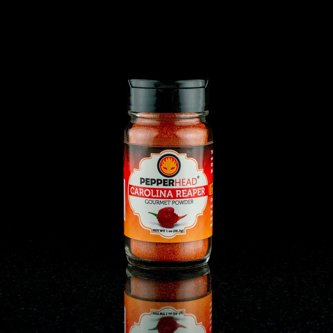 Pepperhead Carolina Reaper Powder (1 Oz) - World's Hottest Chili Powder ...