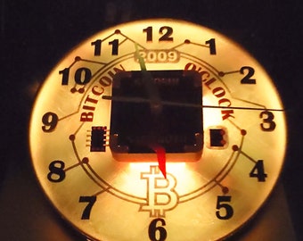 Bitcoin Clock - Etsy