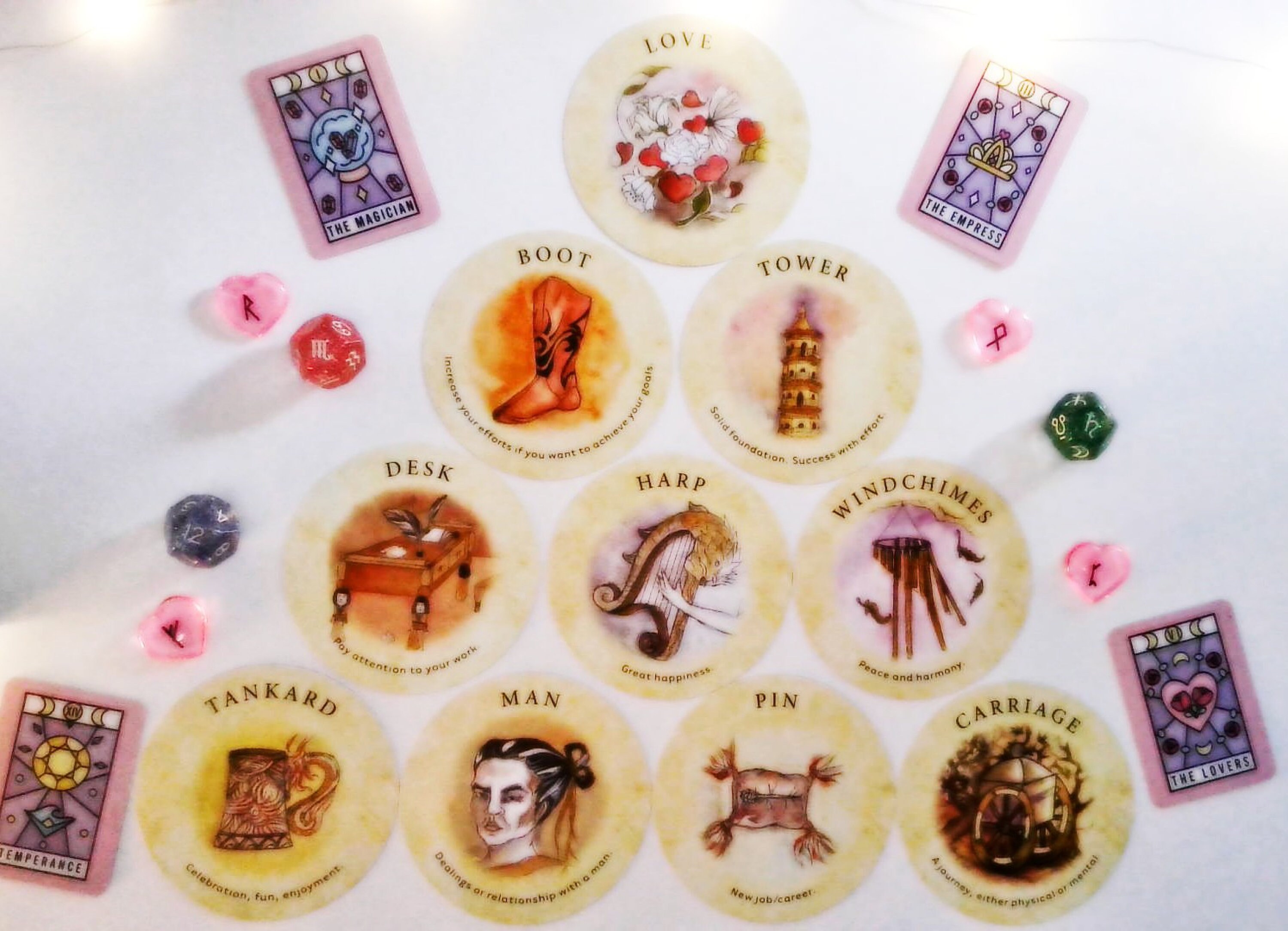 Blind Reading Tea Leaf Fortune Cards, Love, Marriage, Career, Success ...