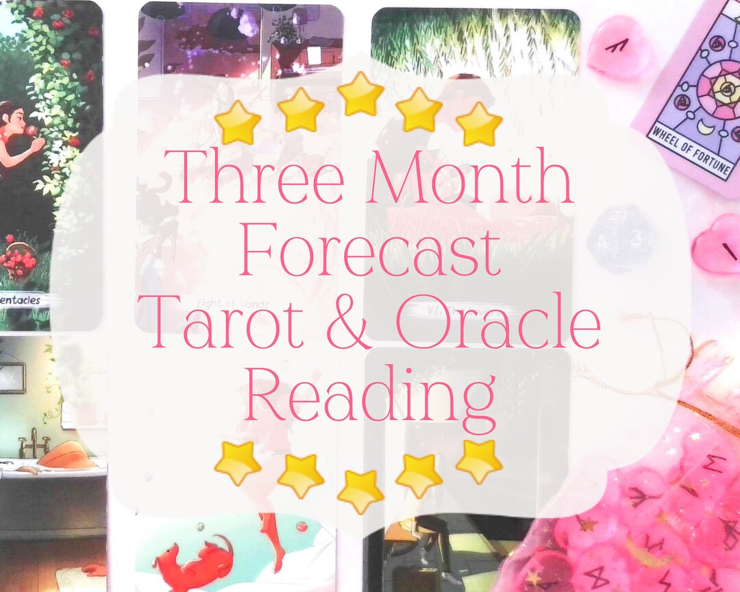 3 Month Forecast Tarot Reading - Etsy
