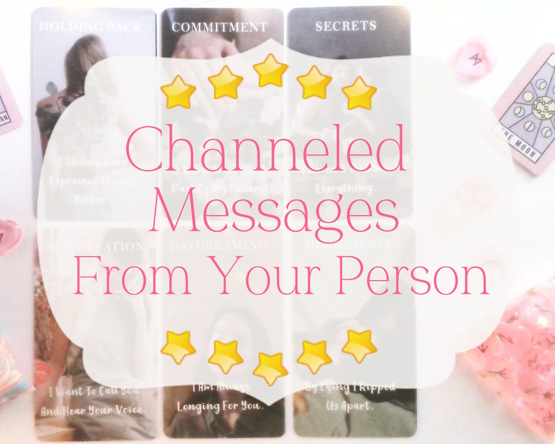 Channeled Messages From Your Person Love Reading - Etsy
