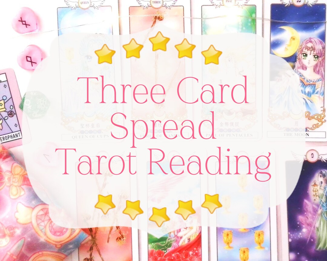 3 Card Spread Tarot Reading - Etsy