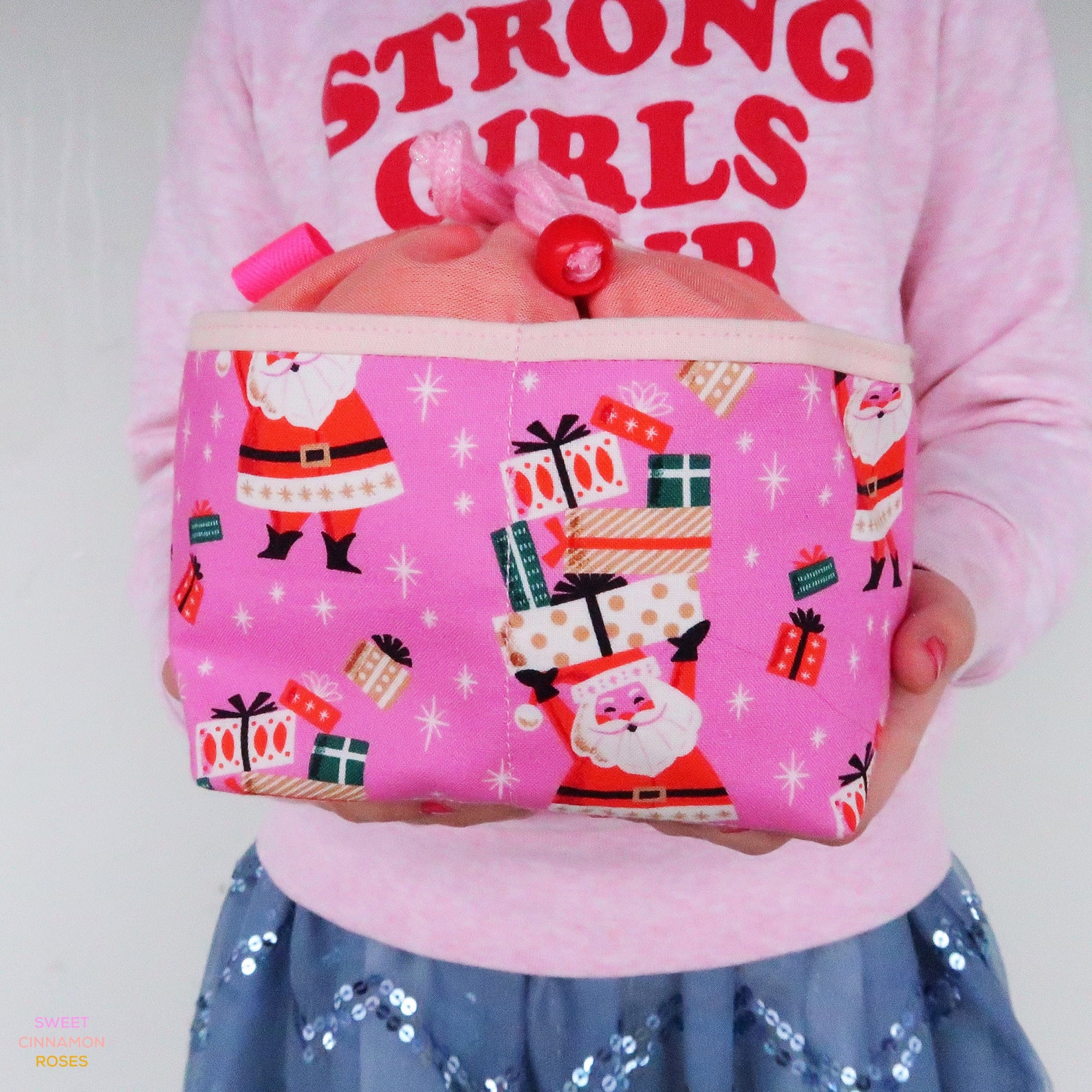 Christmas Wee Braw Bag - Digital Sewing Pattern (PDF), Two Sizes ...