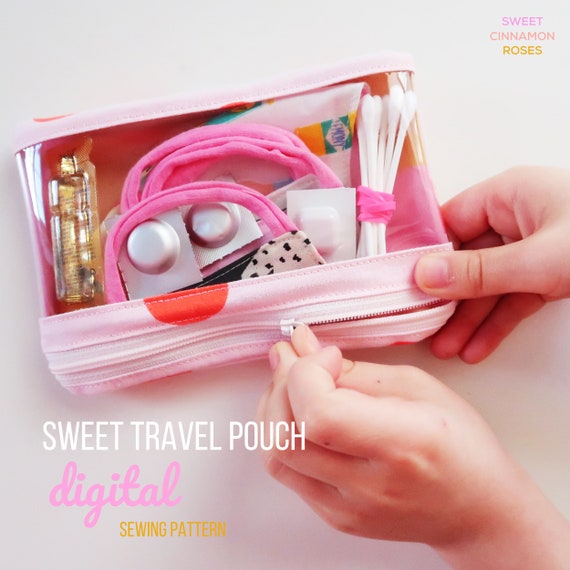 Sweet Travel Pouch Digital Sewing Pattern PDF Three | Etsy