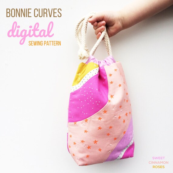 Bonnie Curves improv Piecing Digital Sewing Pattern PDF | Etsy