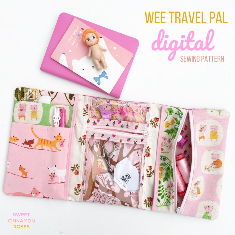 Wee Travel Pal Digital Sewing Pattern PDF Two Versions - Etsy Australia