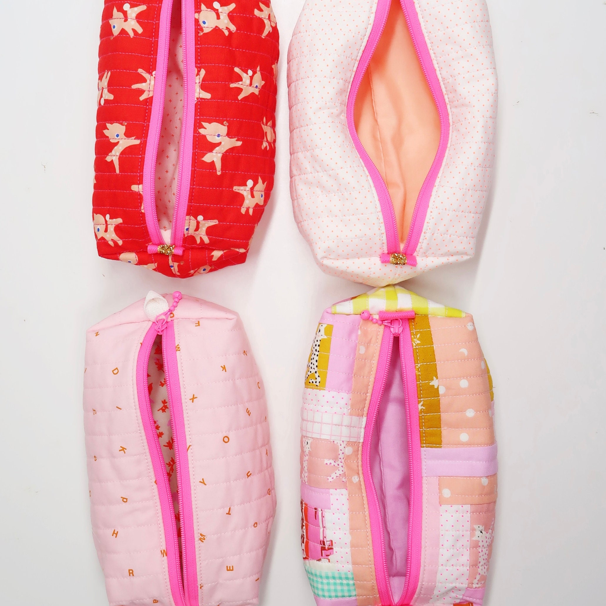 Quilted Boxy Pouch Digital Sewing Pattern PDF Video - Etsy