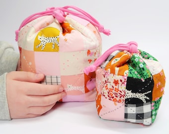 Patchwork Project Bag PDF Pattern - Etsy