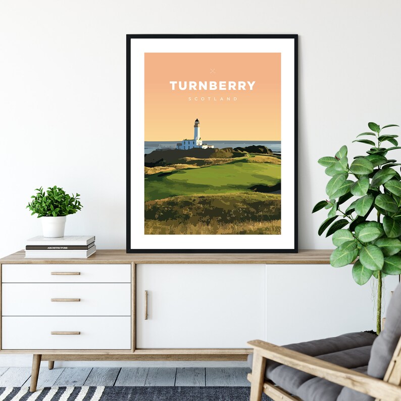 Turnberry | Scotland | Golf | Travel | Print | Poster | Gift | Home ...