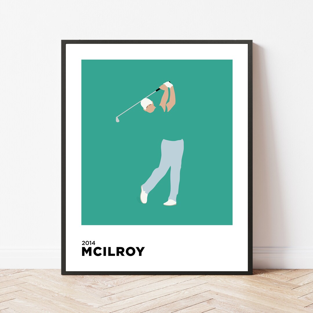 Rory Mcilroy | 2014 | Golf | Travel | Print | Poster | Gift | Home ...