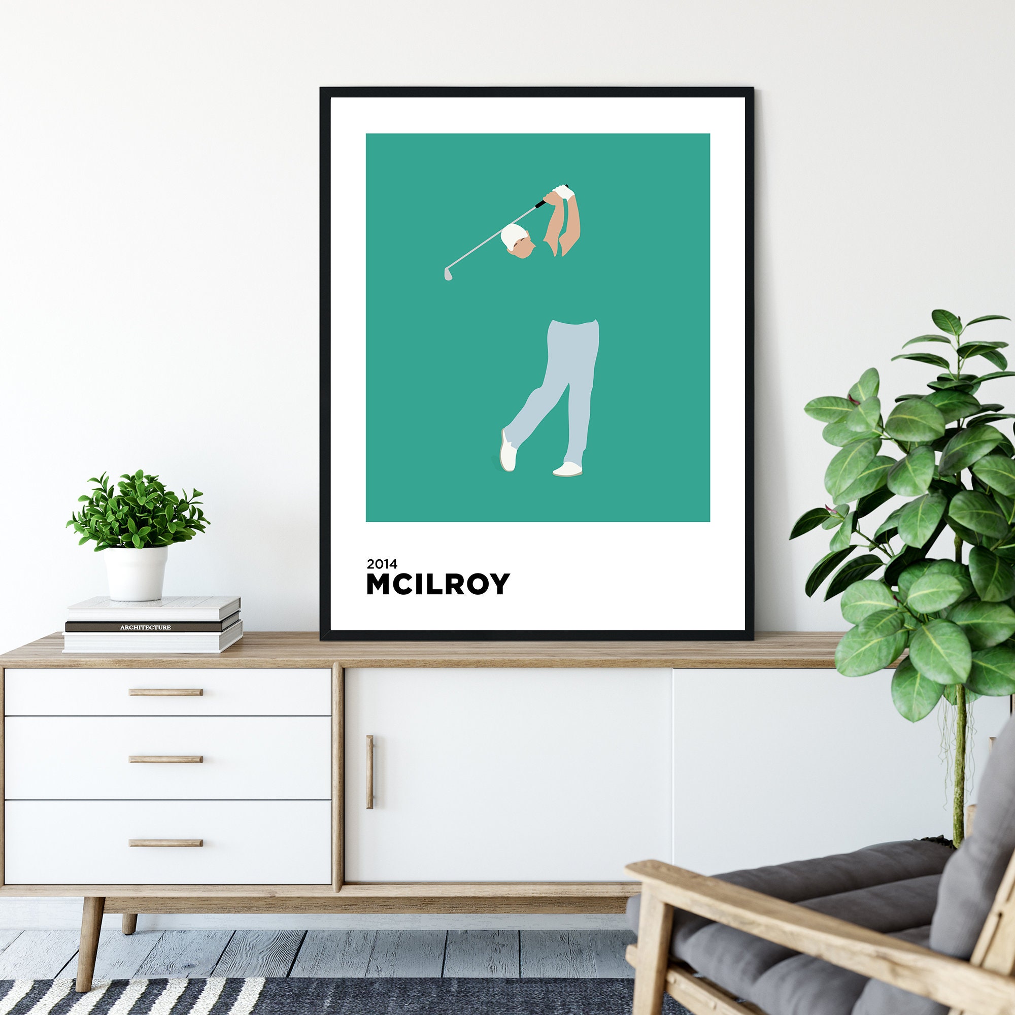 Rory Mcilroy 2014 Golf Travel Print Poster Gift Home Decor - Etsy