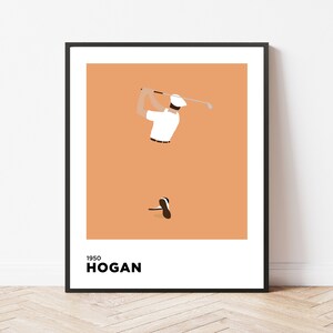 Ben Hogan | 1950 | Golf | Travel | Print | Poster | Gift | Home Decor ...
