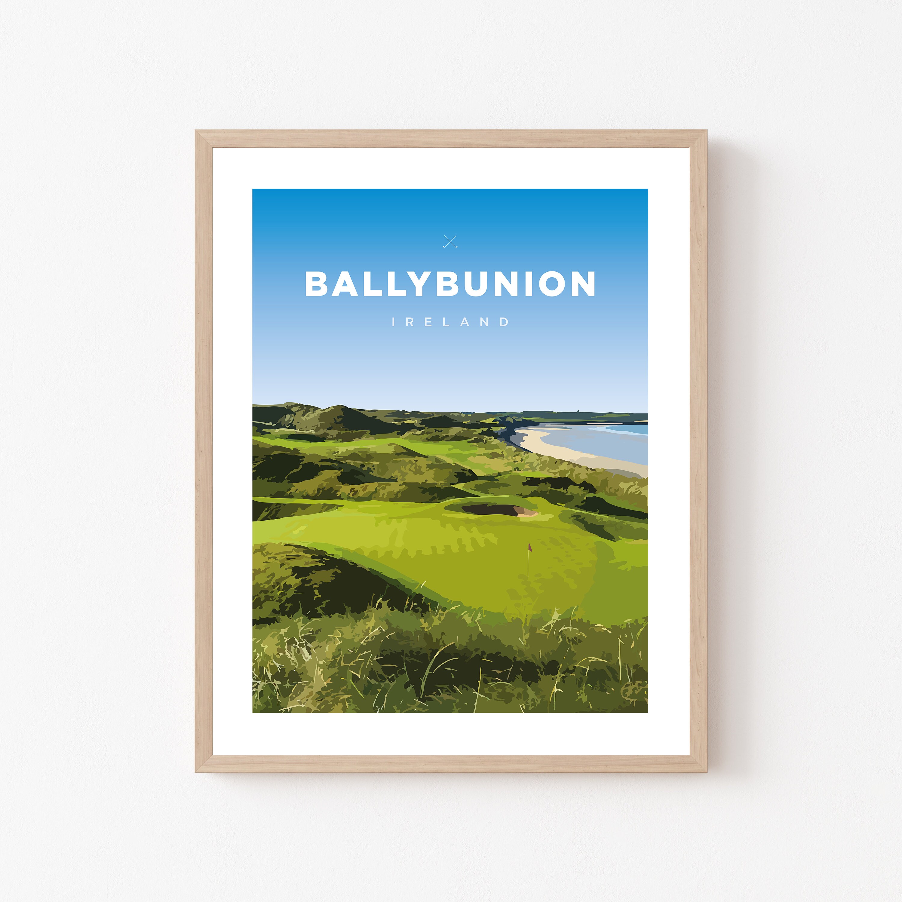 Ballybunion | Ireland | Golf | Travel | Print | Poster | Gift | Home ...