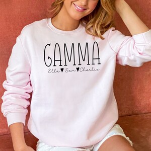 Personalised Gamma Sweatshirt, Custom Gamma Gifts, Pregnancy ...