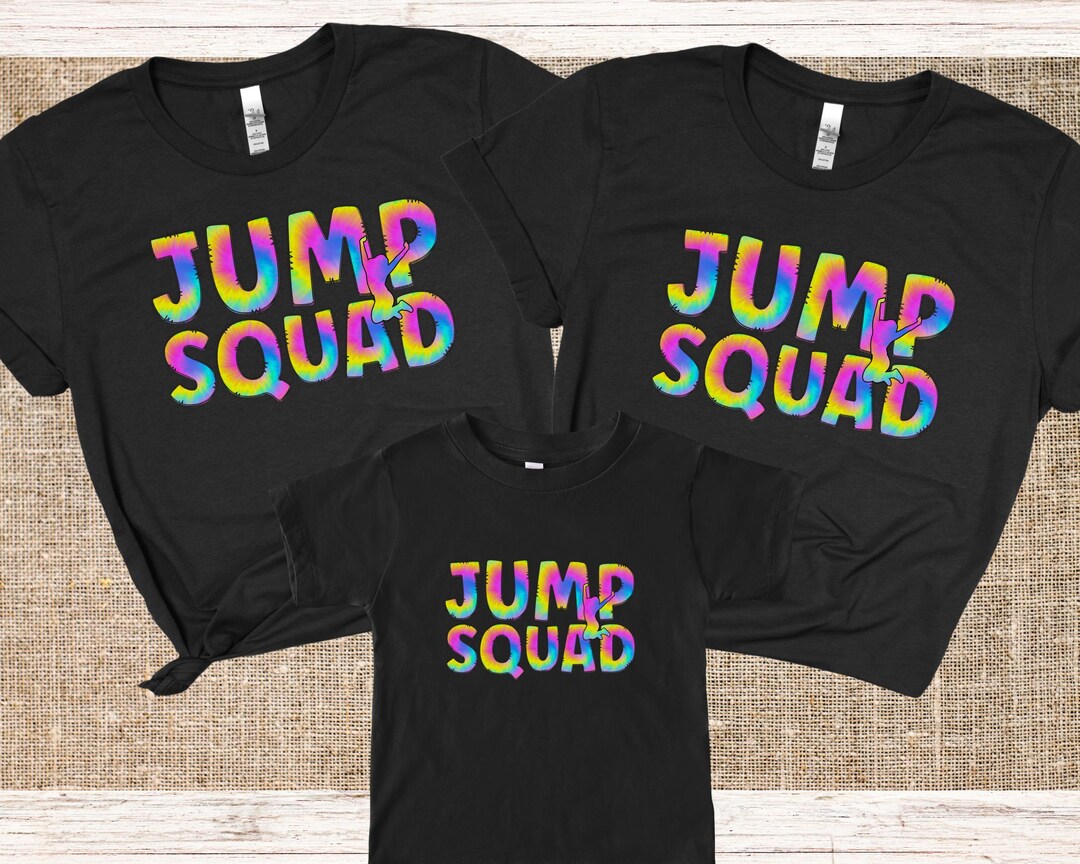 Jump Birthday Family Matching Shirts, Jump Squad Birthday Shirt, Jump ...