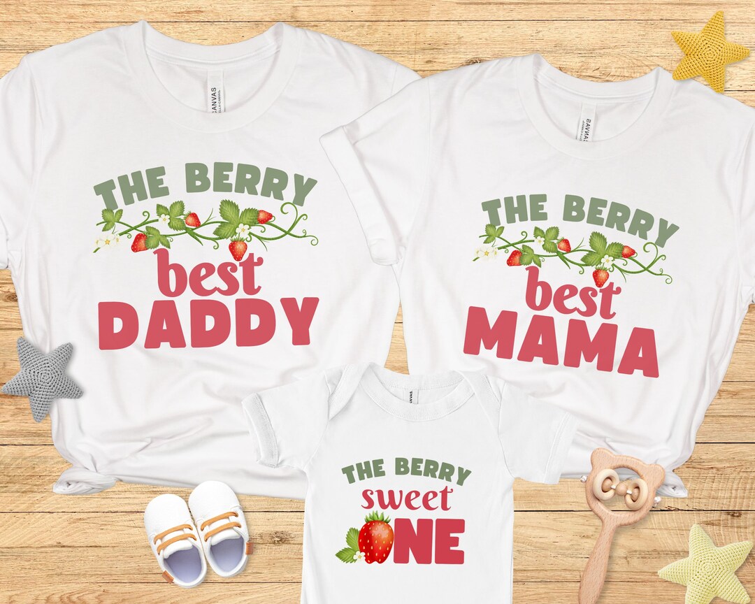 Sweet One Birthday Shirt, Berry First Birthday Family Matching Shirts ...