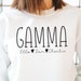 Personalised Gamma Sweatshirt Custom Gamma Gifts Pregnancy - Etsy